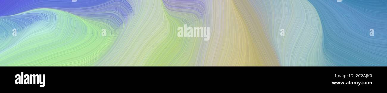 beautiful wide colored banner with ash gray, steel blue and corn flower ...