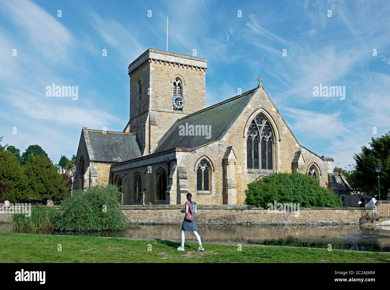 St Helen's Church in the village of Welton, East Yorkshire, England UK ...