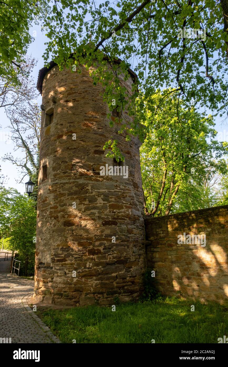 Historic city walls with watchtower hi-res stock photography and images ...