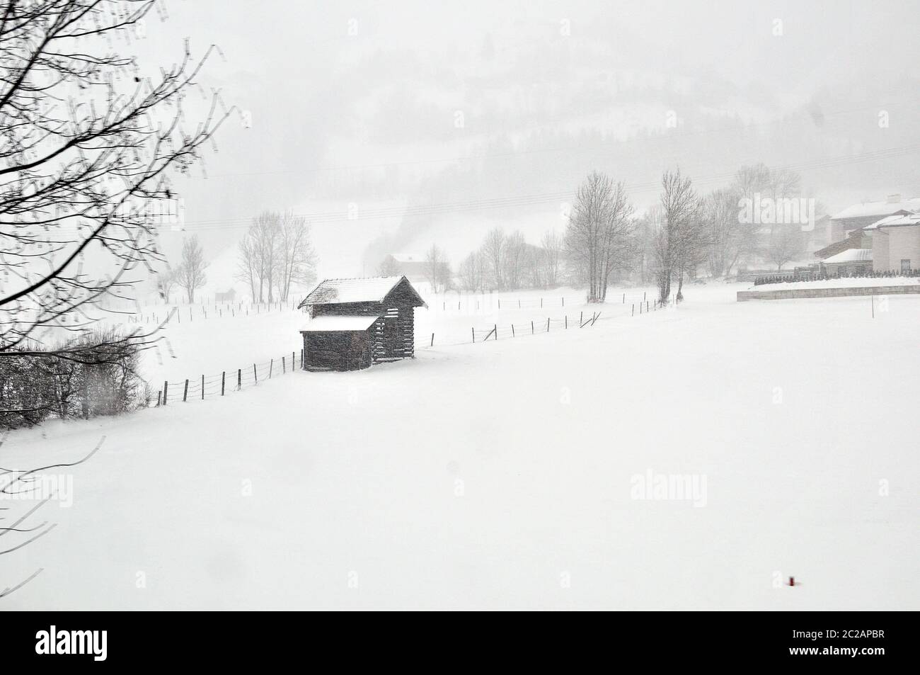 Landscape alps in winter hi-res stock photography and images - Alamy