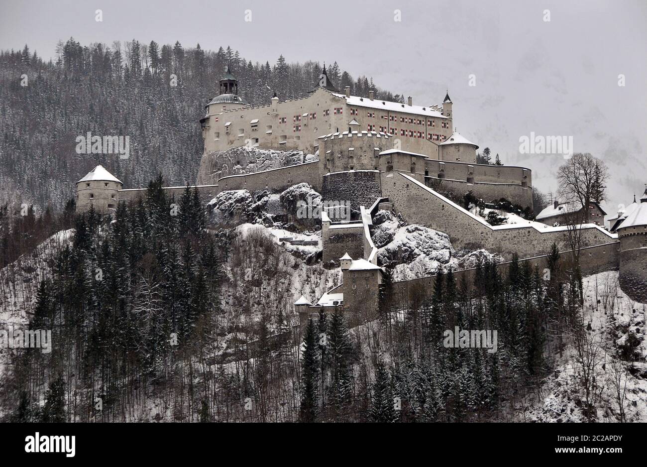 Hohenwerfen castle hi-res stock photography and images - Alamy