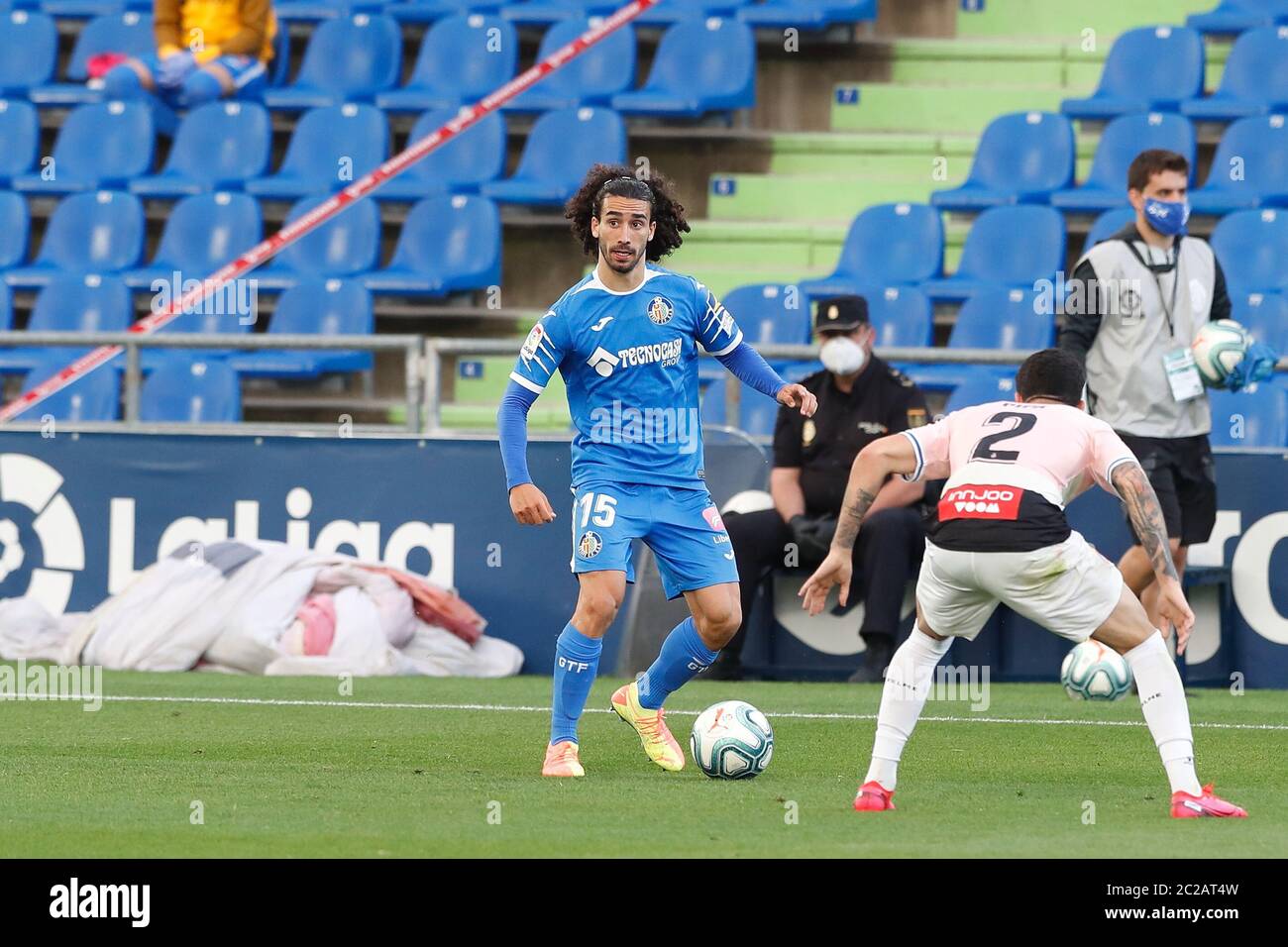 Getafe, Spain. 16th June, 2020. Marc Cucurella (Getafe) Football/Soccer ...