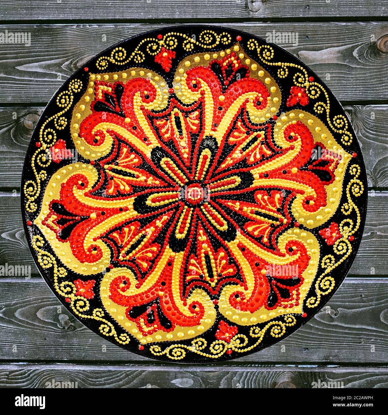 Ceramic plate with arabic pattern hi-res stock photography and images ...