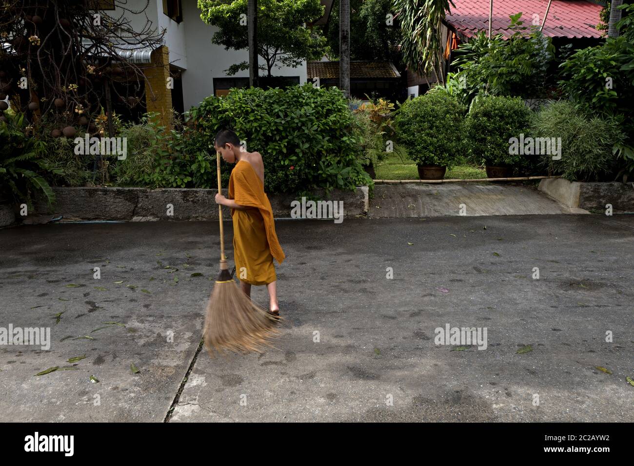Temple cleaning hi-res stock photography and images - Alamy