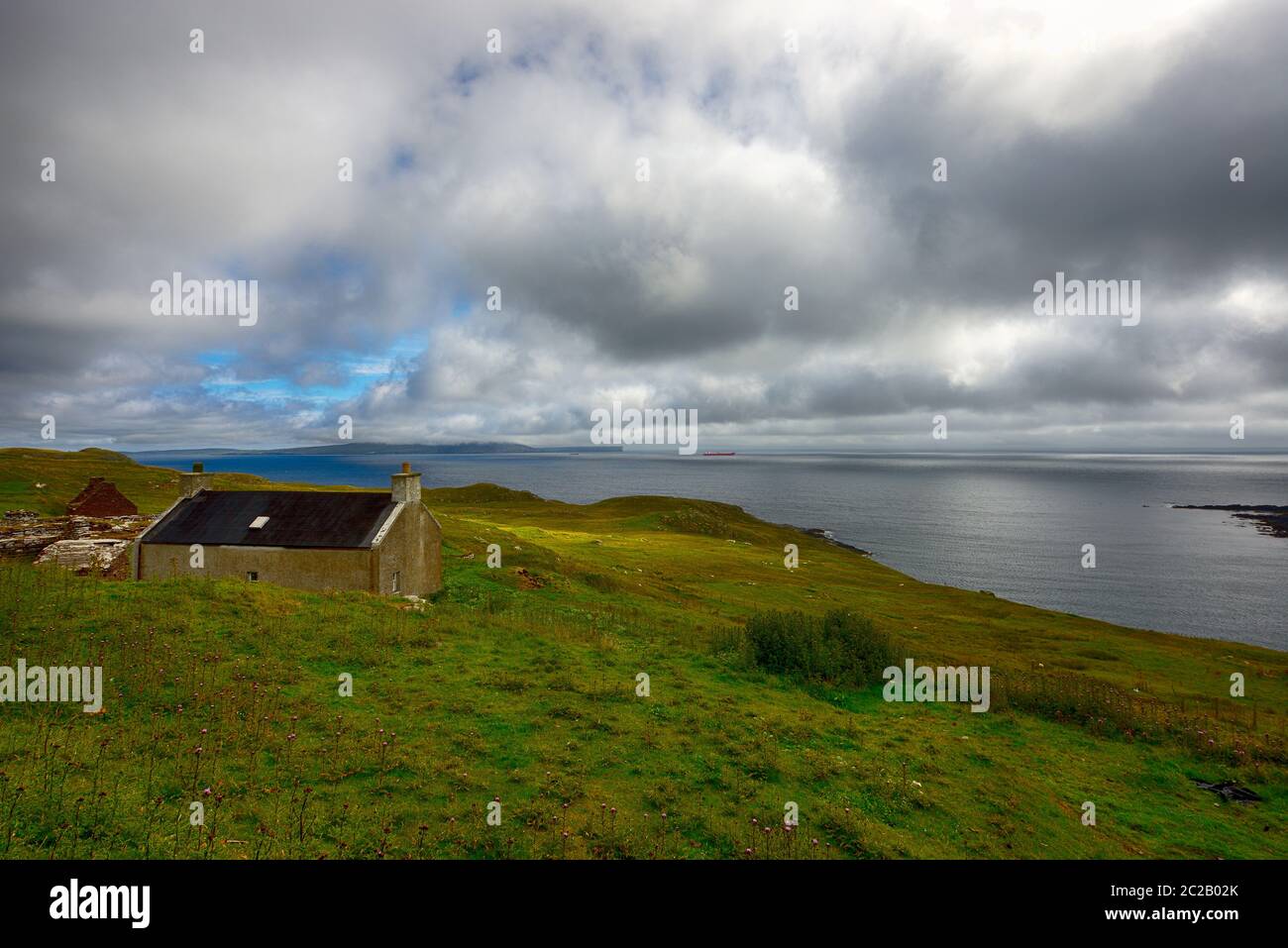 Shetlands island landscape shetland coast hi-res stock photography and ...