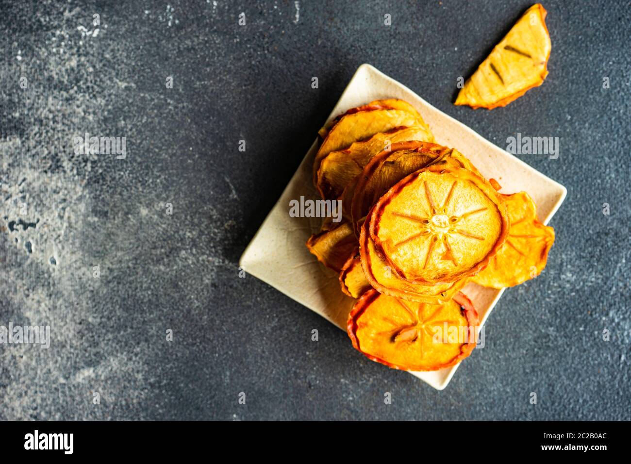 Dried persimmon fruits Stock Photo - Alamy