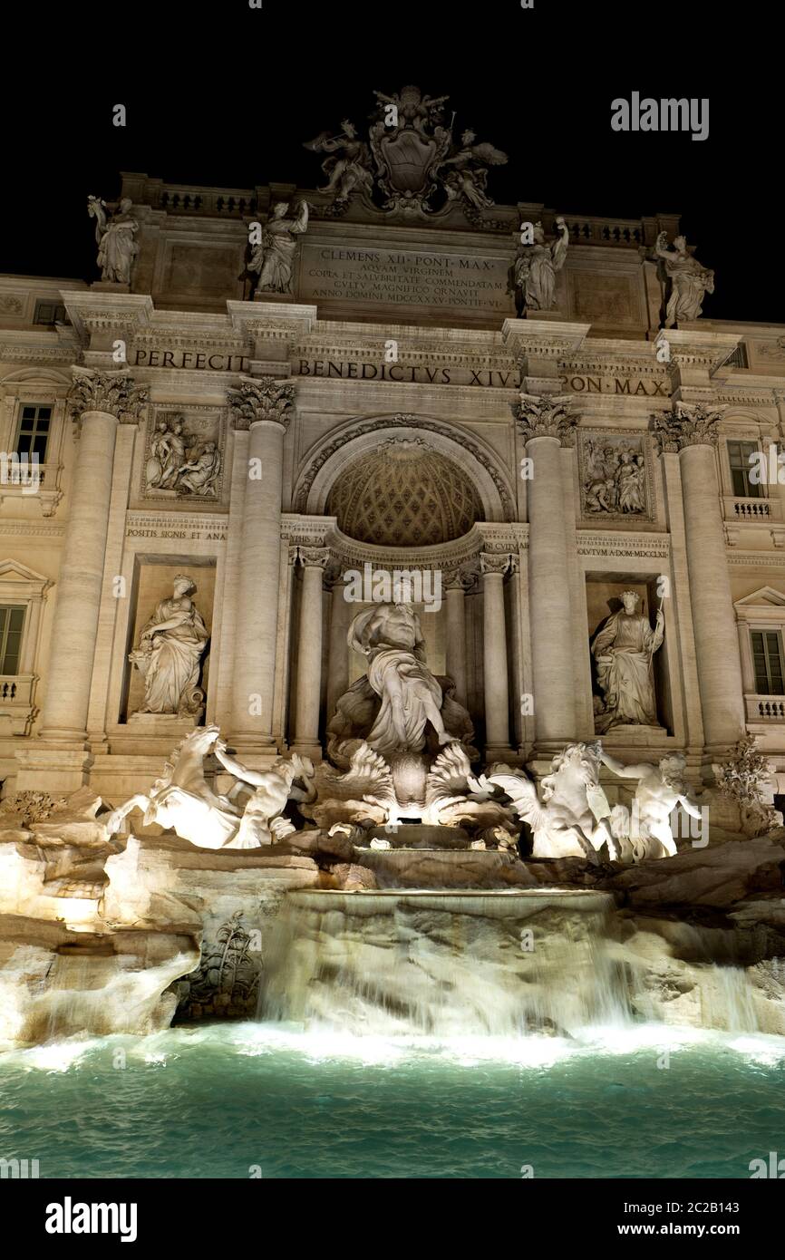 Trevi fountain background hi-res stock photography and images - Alamy