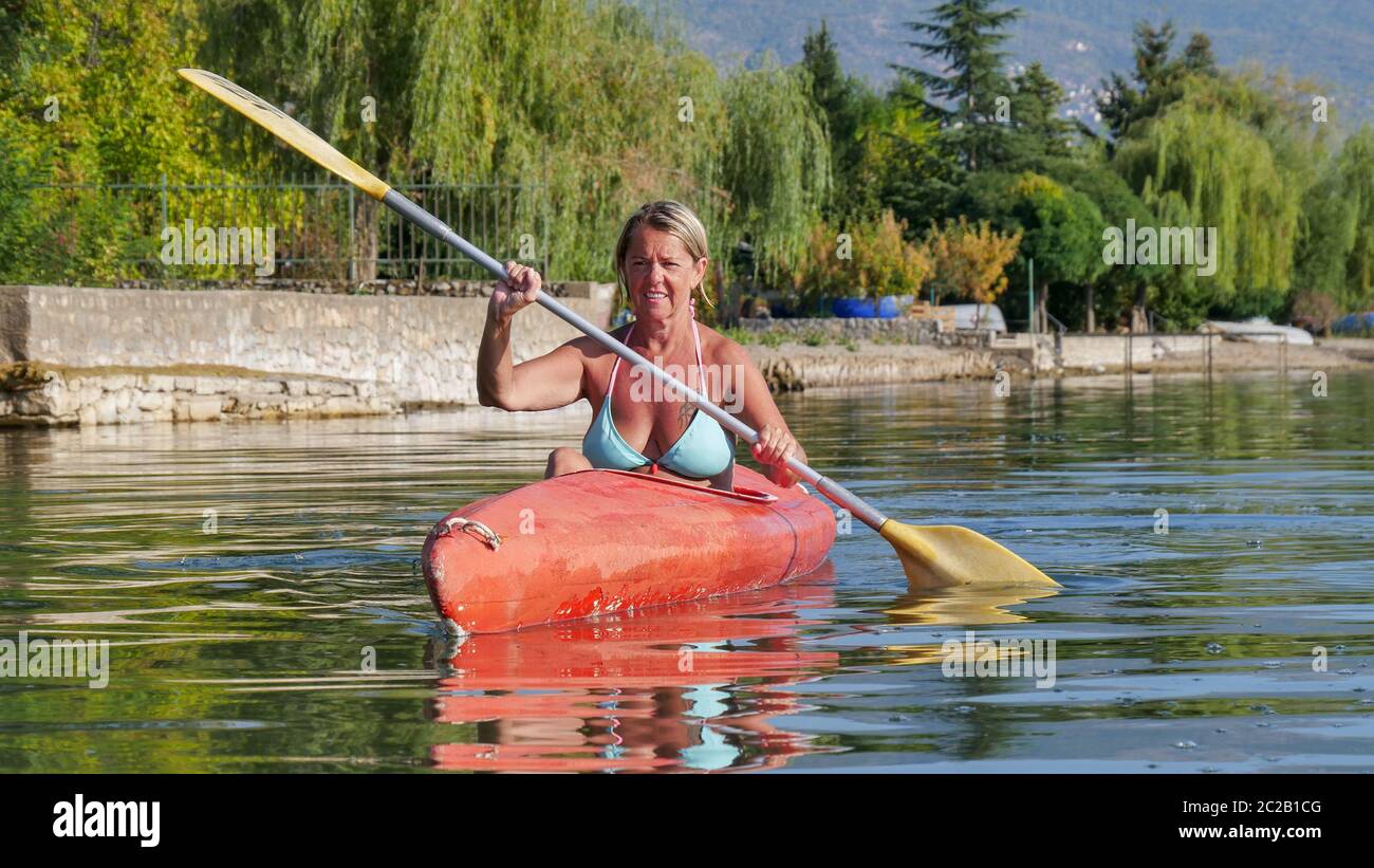 Kayak bikini hi-res stock photography and images - Alamy