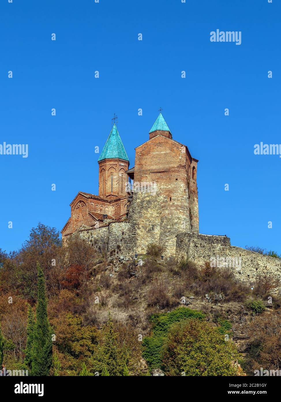 Archangels fortress church and citadel at gremi hi-res stock ...