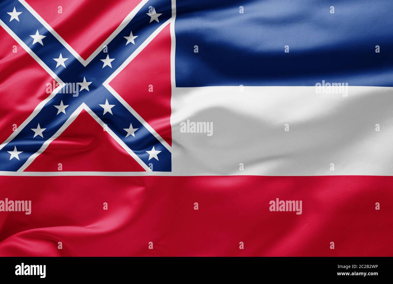 Us state flag mississippi waving hi-res stock photography and images ...