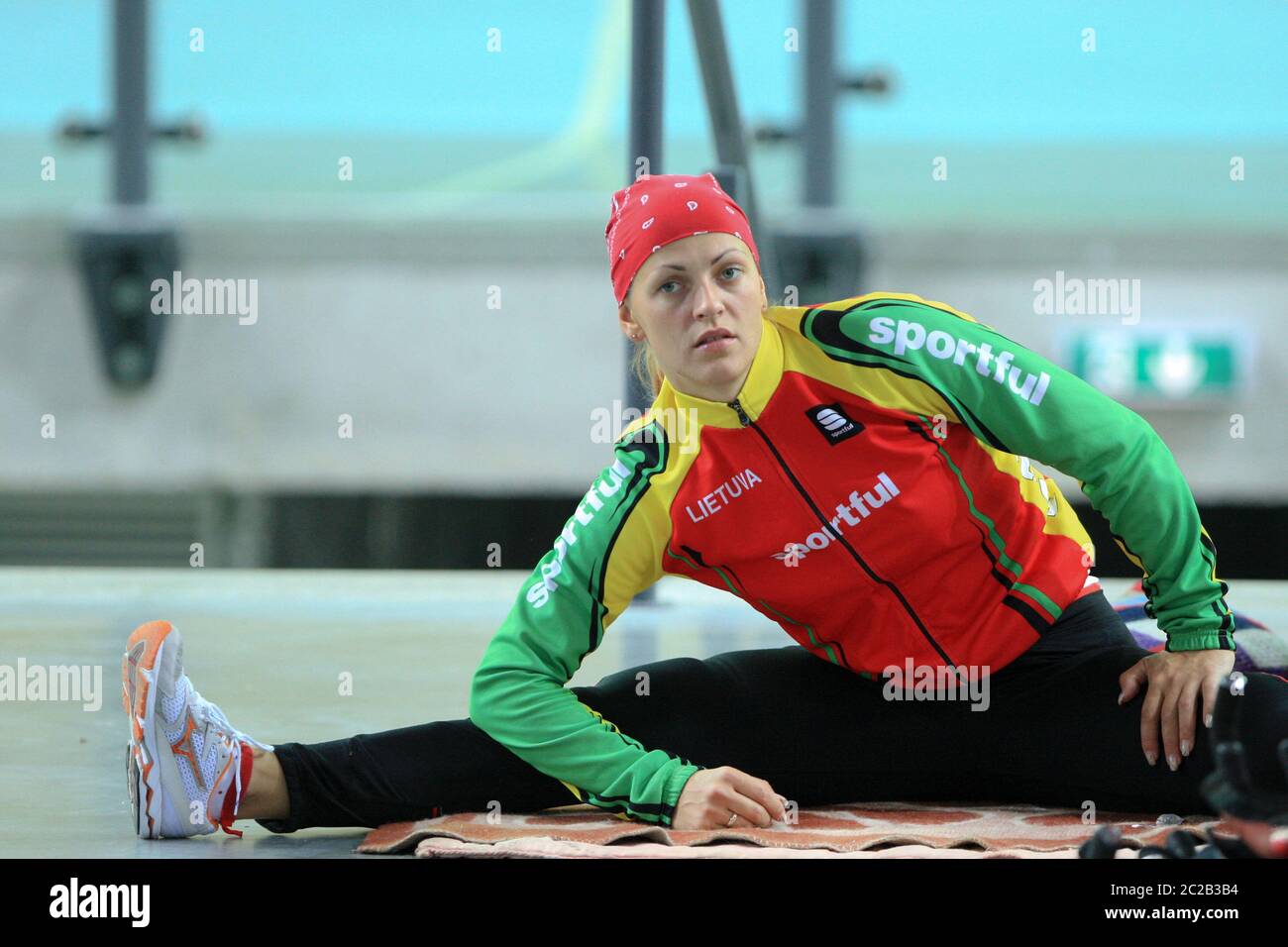 Simona Krupeckaite - Lithuanian athlete, cyclist, track race Stock ...