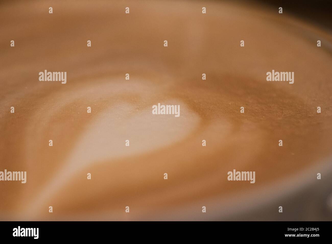 Coffee foam in close up Stock Photo - Alamy