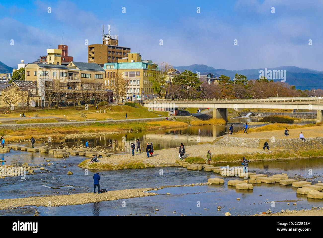 Cityscape kyoto kamo river hi-res stock photography and images - Alamy