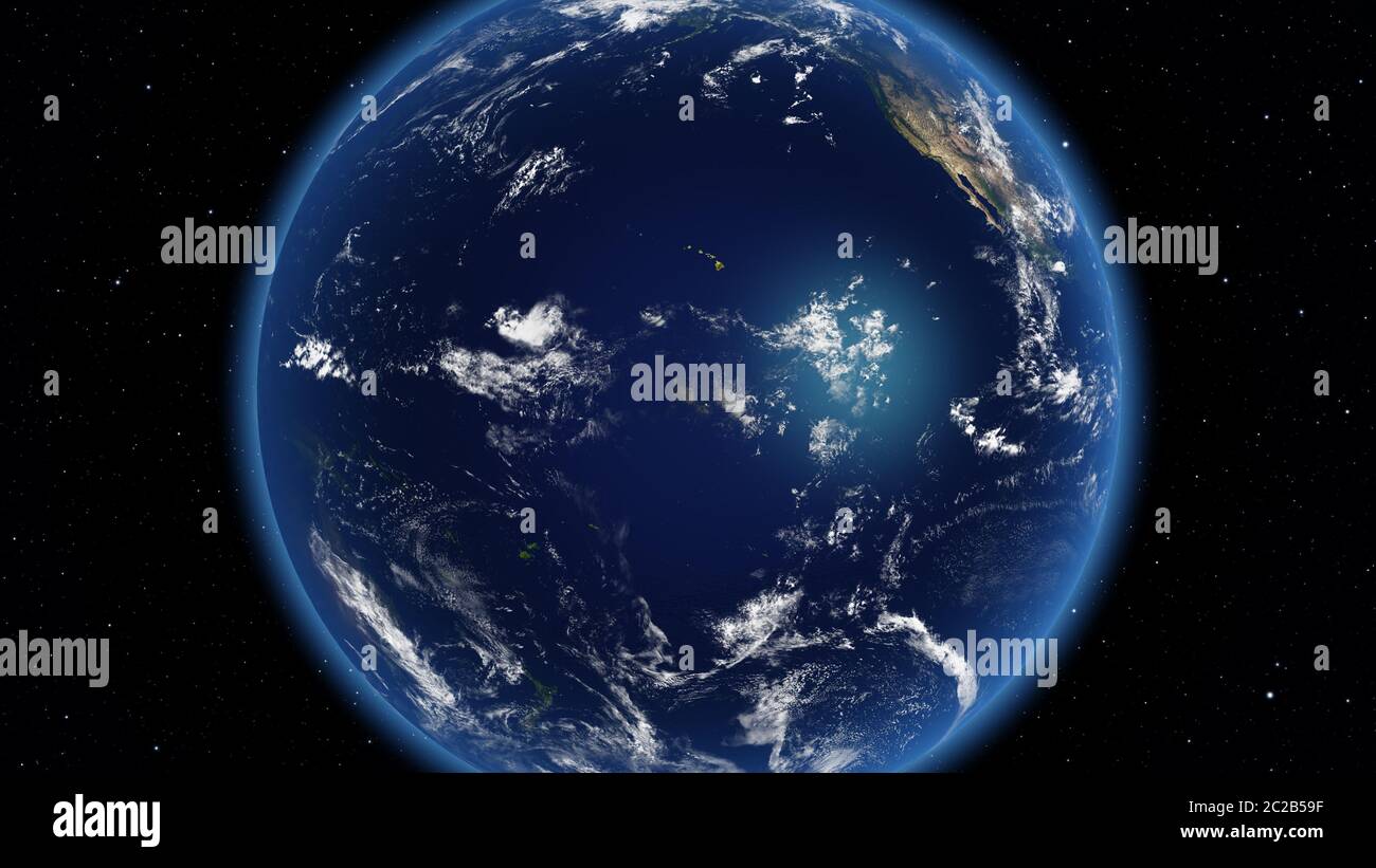Planet Earth done with NASA textures Stock Photo - Alamy