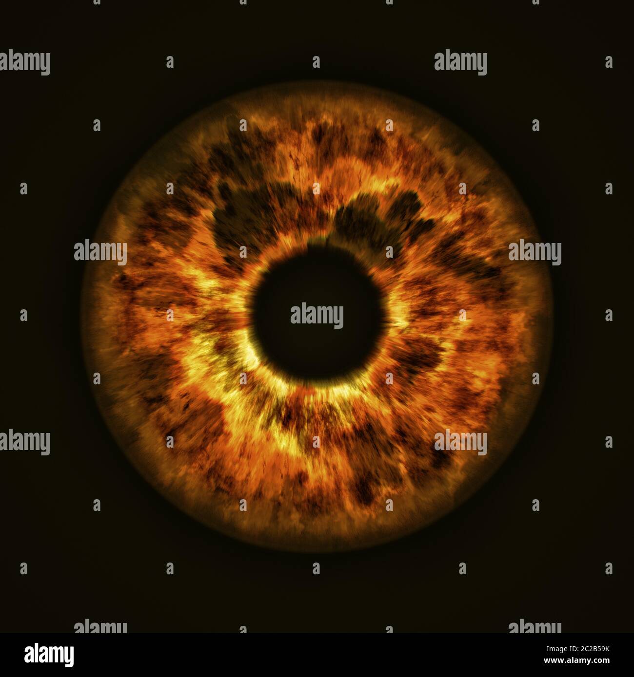 golden eye iris Stock Photo - Alamy
