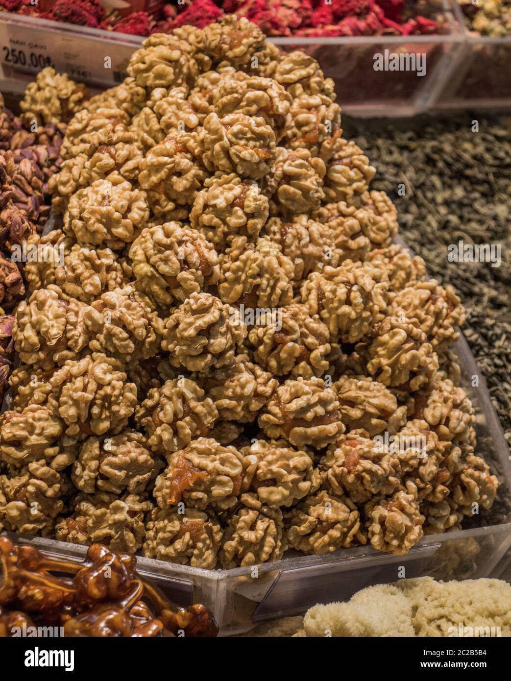 Pile of whole fresh walnuts without nutshells Stock Photo - Alamy