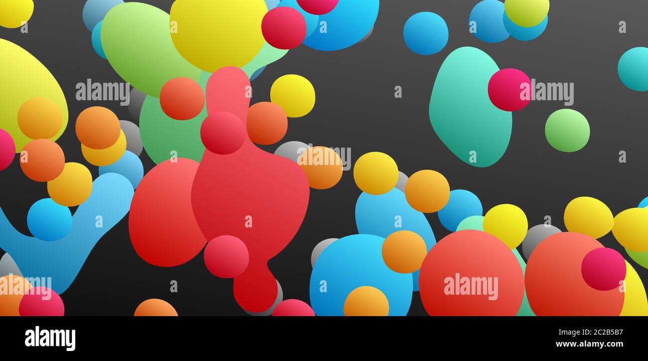 Red 3d blob hi-res stock photography and images - Alamy