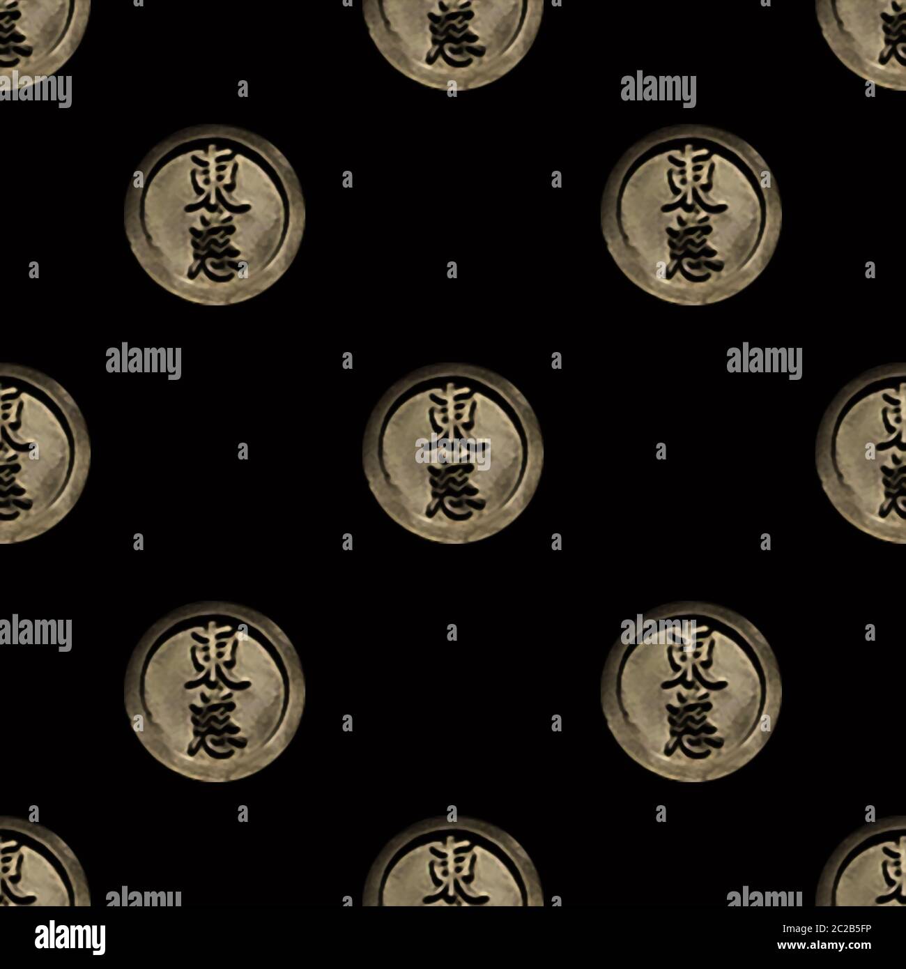 Dark japanese pattern hi-res stock photography and images - Alamy