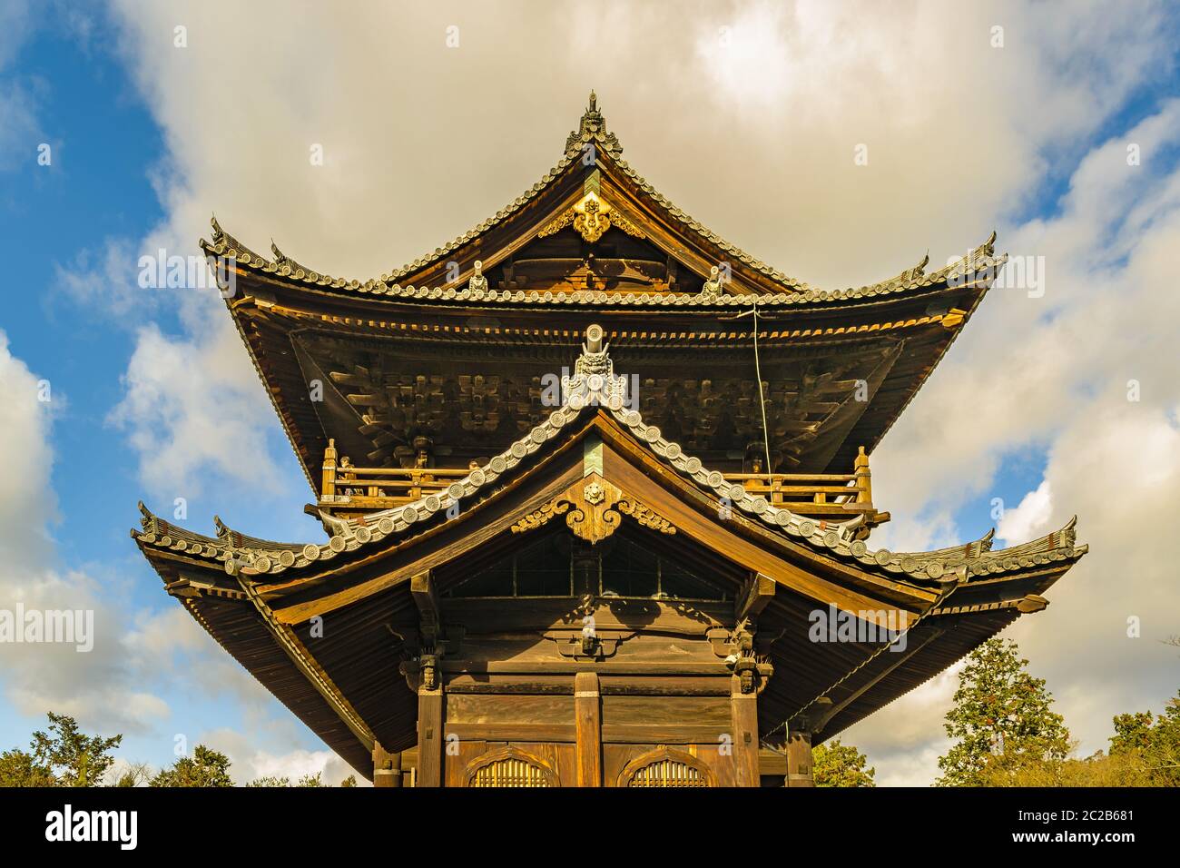 Temple Facade, Kyoto, Japan Stock Photo - Alamy