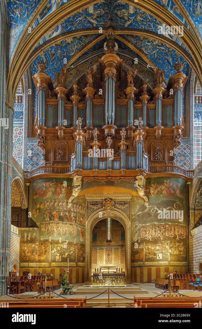 Albi cathedral interior hi-res stock photography and images - Alamy