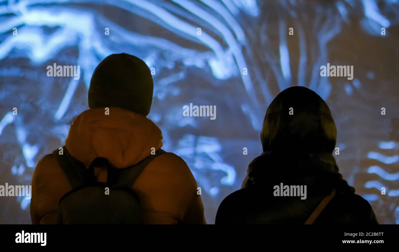 Immersive projection mapping hi-res stock photography and images - Alamy
