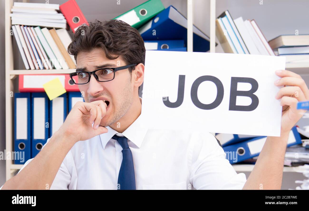 Businessman hiring new employees to cope with increased workload Stock ...