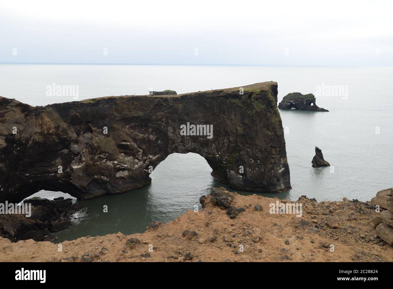 Rock Gate at Dyrholaey, Iceland Stock Photo - Alamy