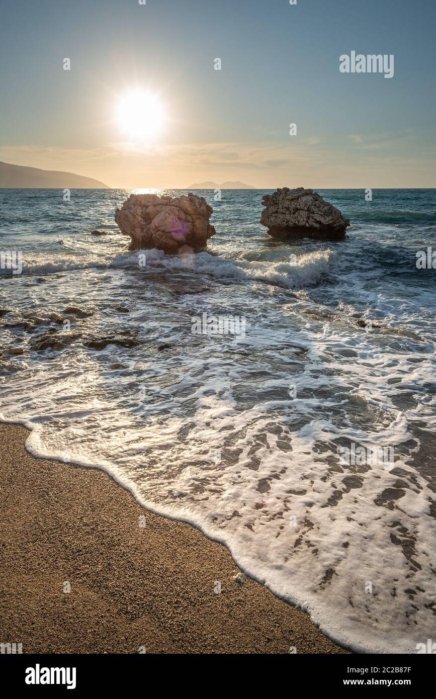 Vlora sunset hi-res stock photography and images - Alamy