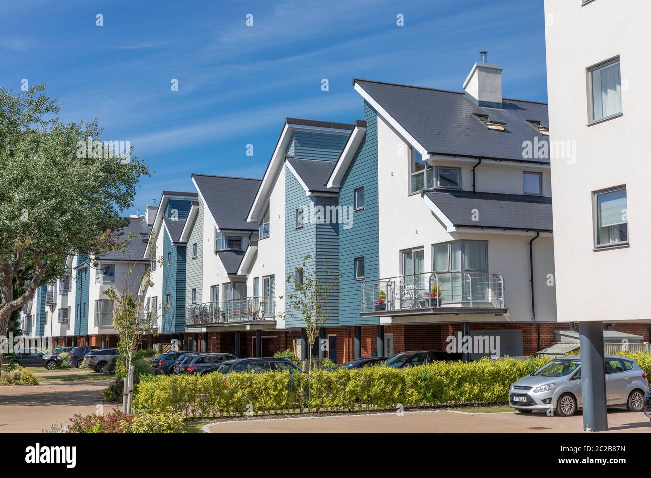 New town row hi-res stock photography and images - Alamy