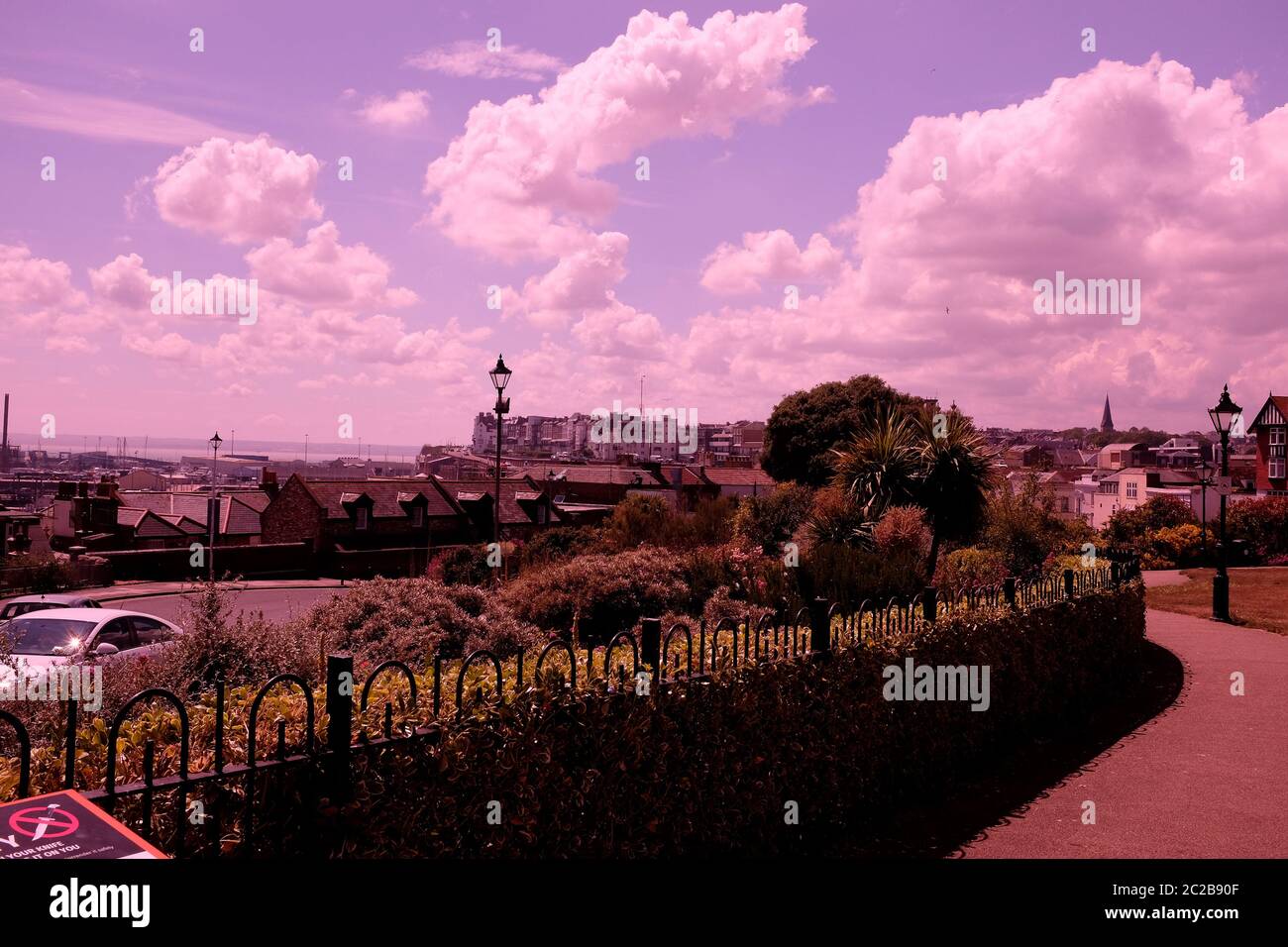 albion place gardens ramsgate kent uk june 2020 Stock Photo - Alamy
