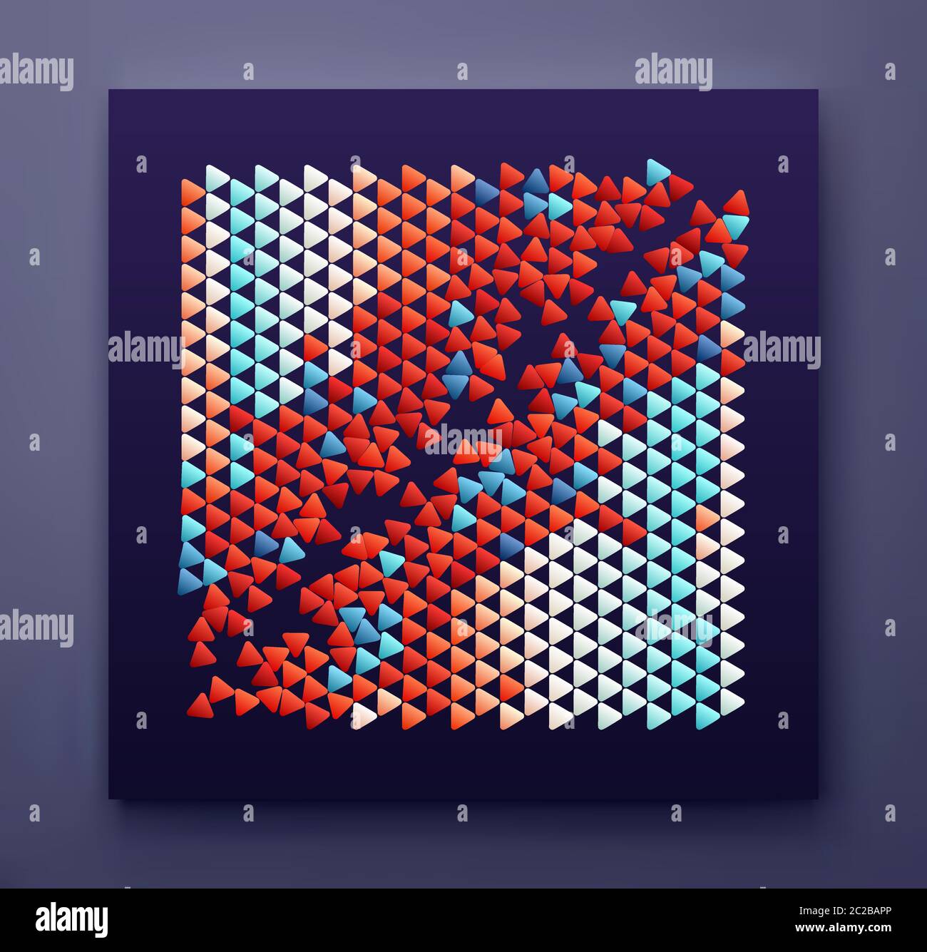 Vector illustration for science, chemistry or education. Irregular ...