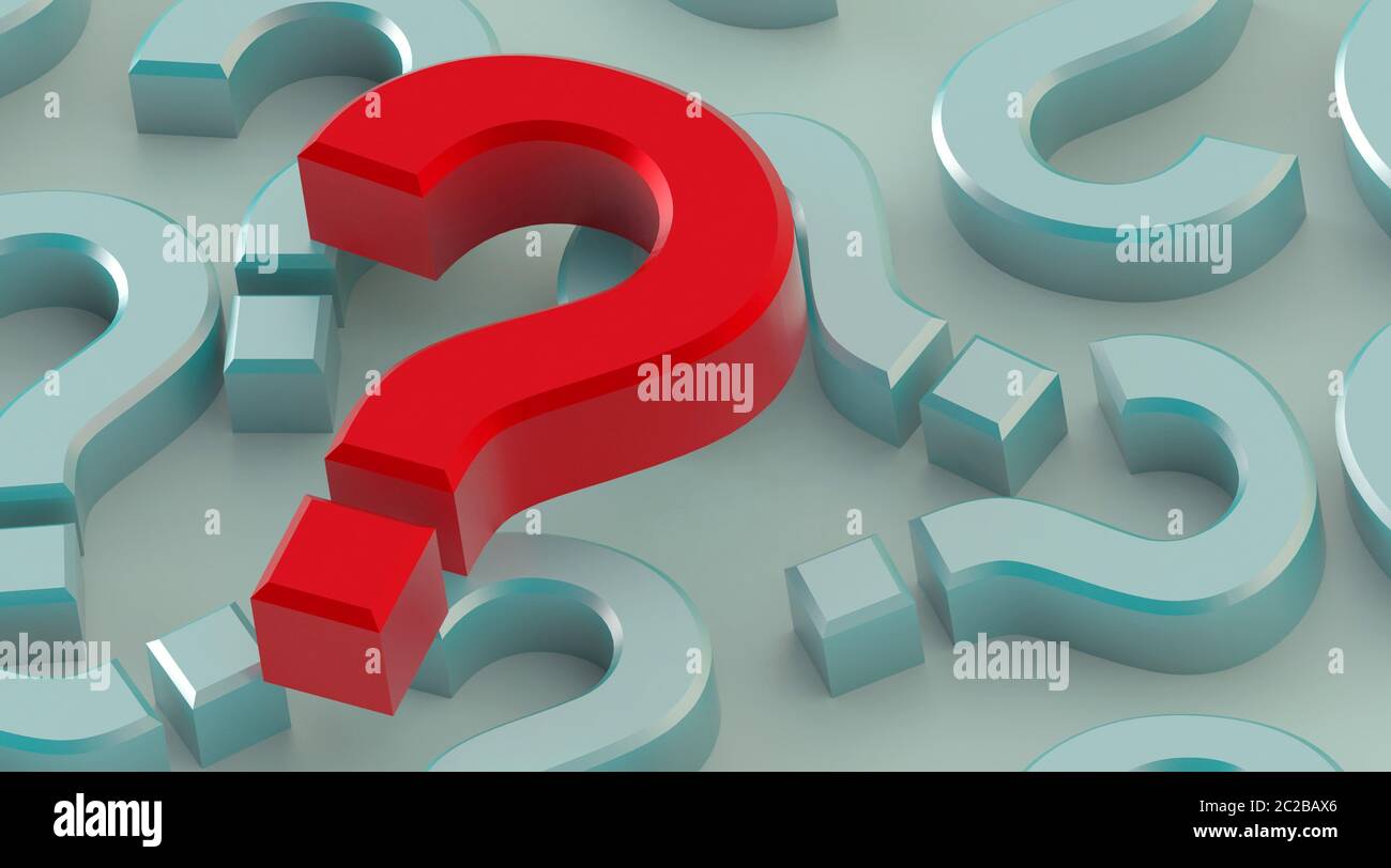 3d question mark hi-res stock photography and images - Alamy