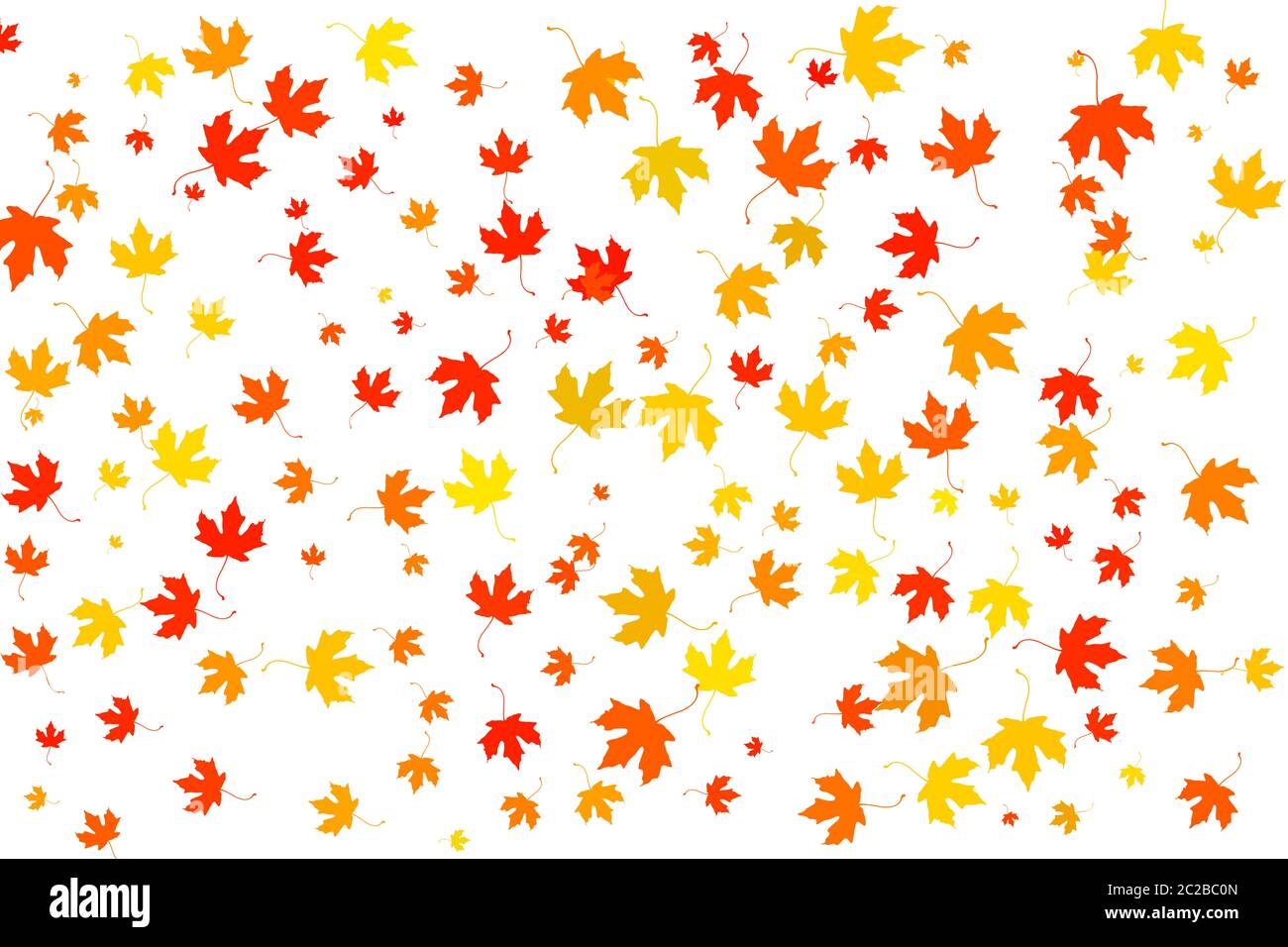 Seasonal autumn background pattern Cut Out Stock Images & Pictures - Alamy
