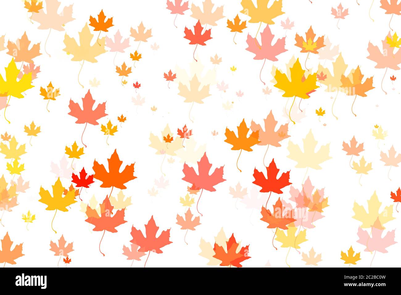 Background autumn maple leaves Cut Out Stock Images & Pictures - Alamy