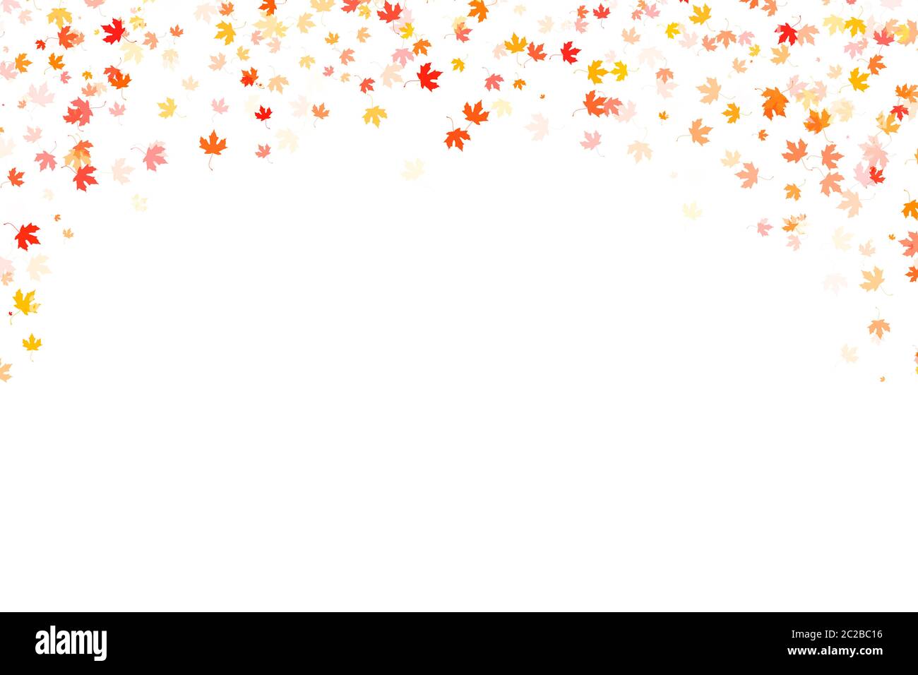 Autumn maple bright red leaves Cut Out Stock Images & Pictures - Alamy