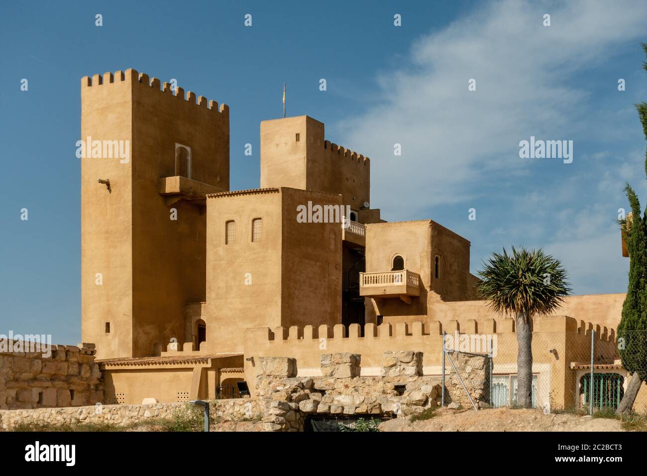 San Miguel, Alicante, Spain - June 09 2019 : the Castle de Conesa ...