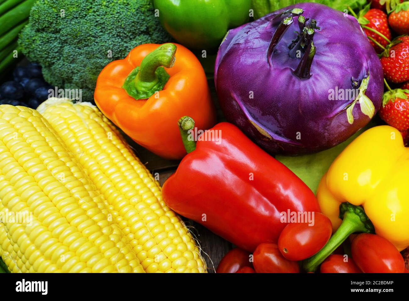 Healthy fruits and vegetables Stock Photo - Alamy
