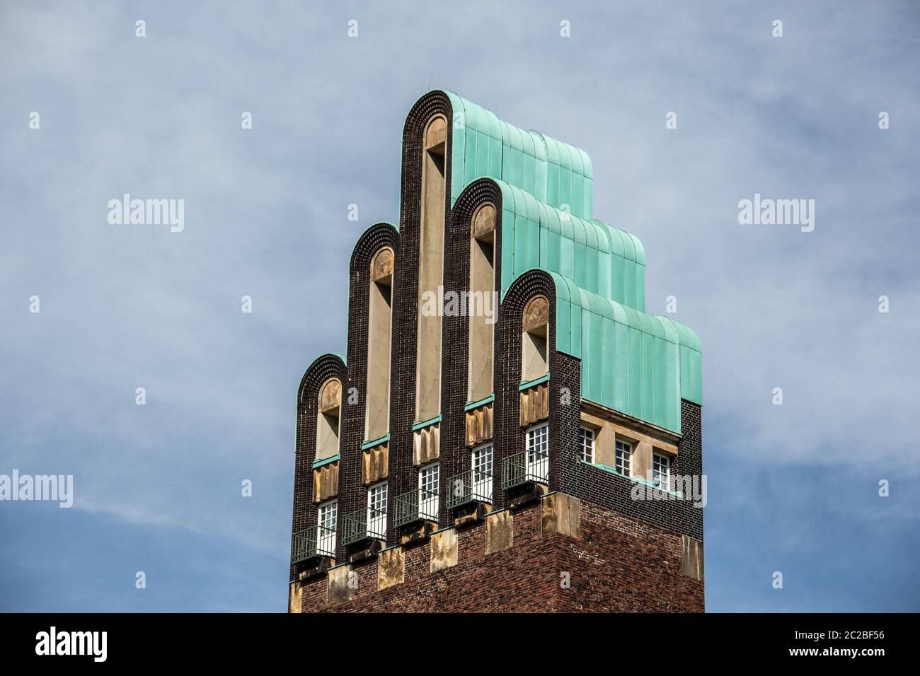 The wedding tower as a landmark in Darmstadt Stock Photo - Alamy