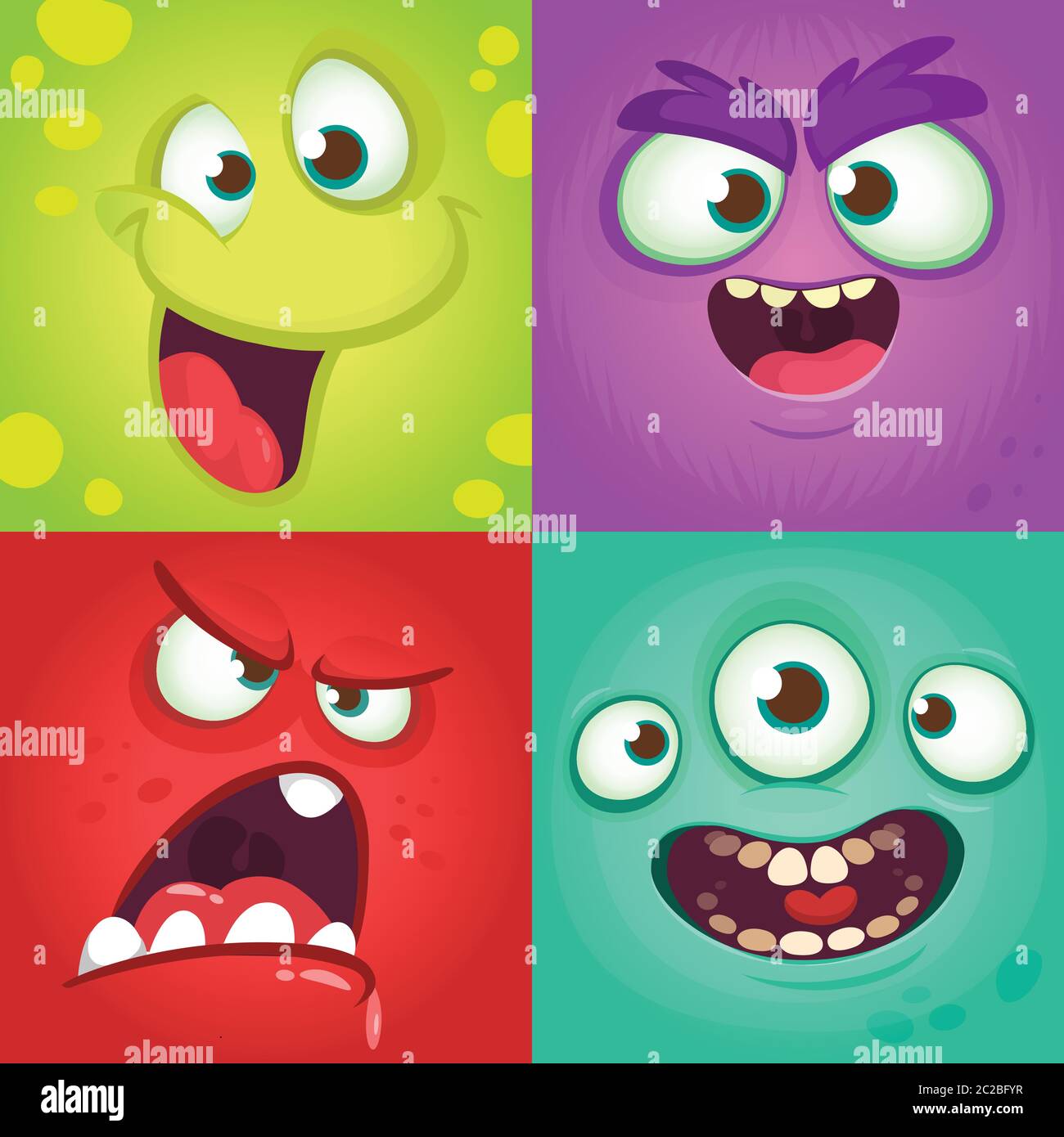 Cartoon illustration funny werewolf Stock Vector Images - Alamy