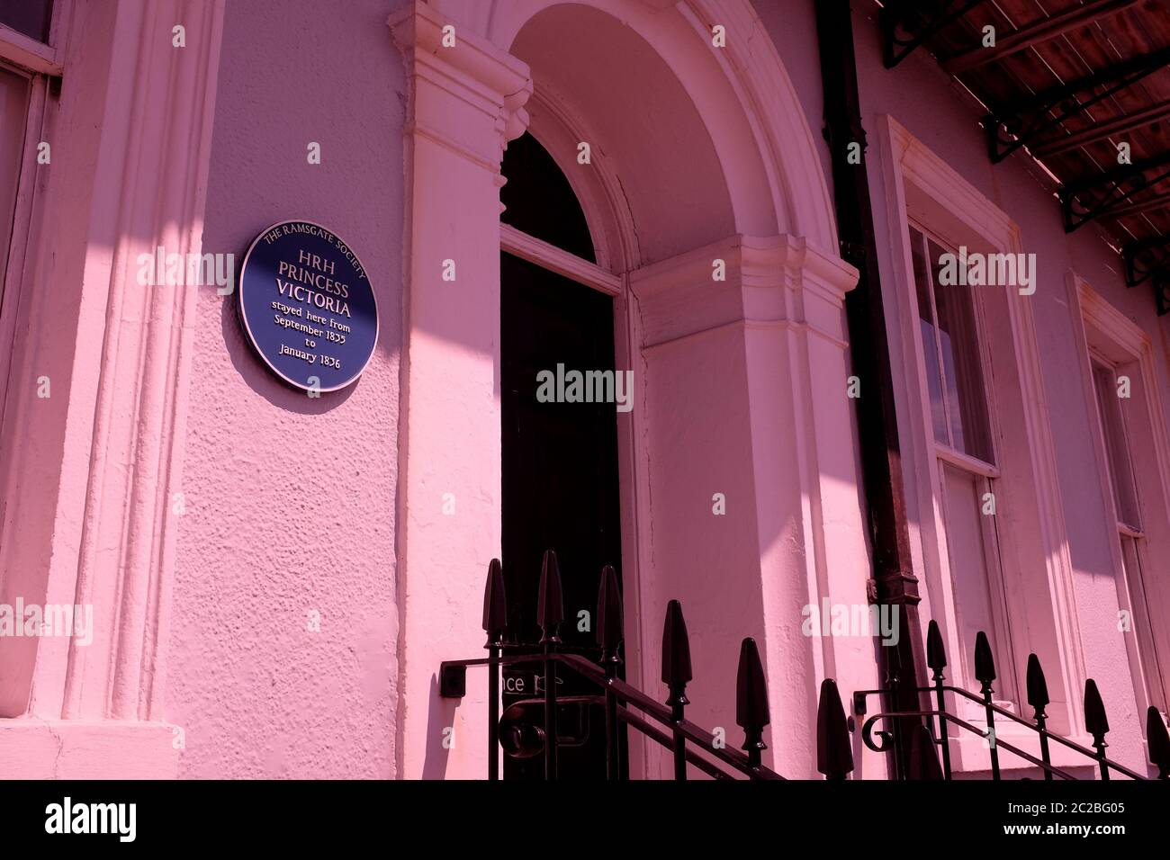 albion house listed building in ramsgate seaside town kent uk june 2020 ...