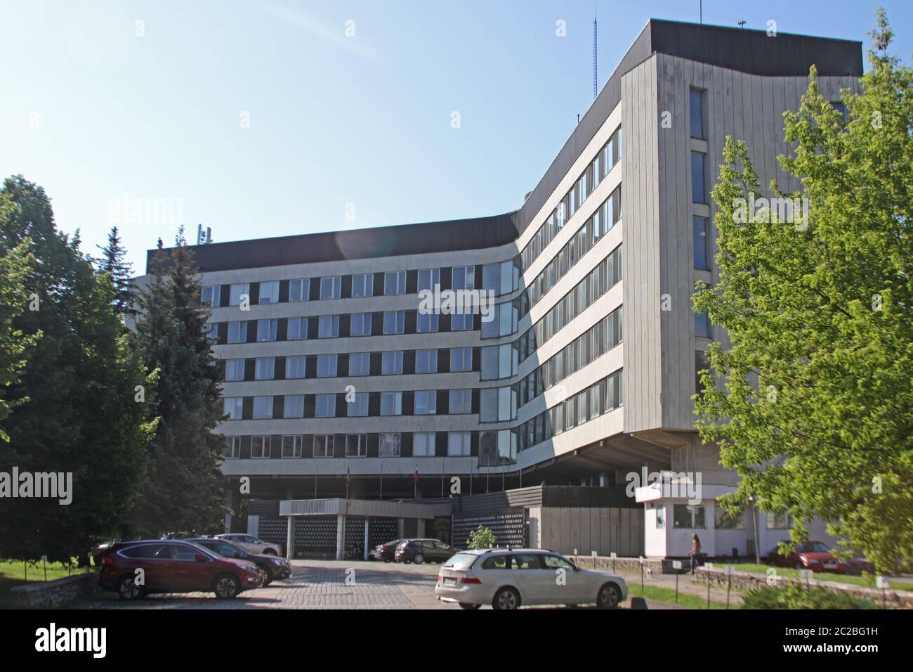 Riga, Latvia. 16th Jan, 2012. The location of the former building of ...