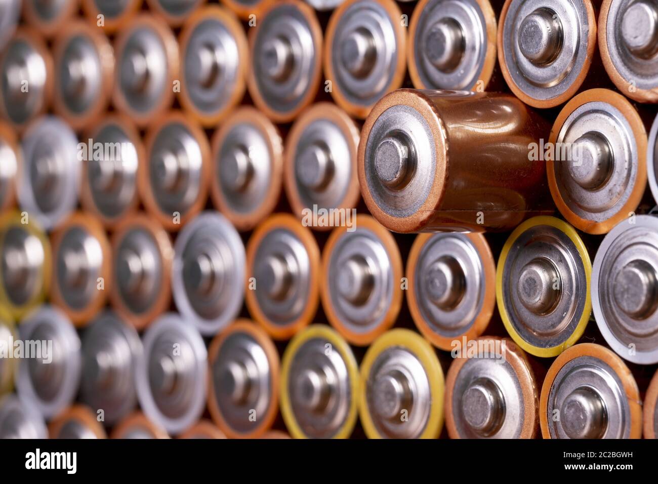 Multiple AA batteries Stock Photo - Alamy