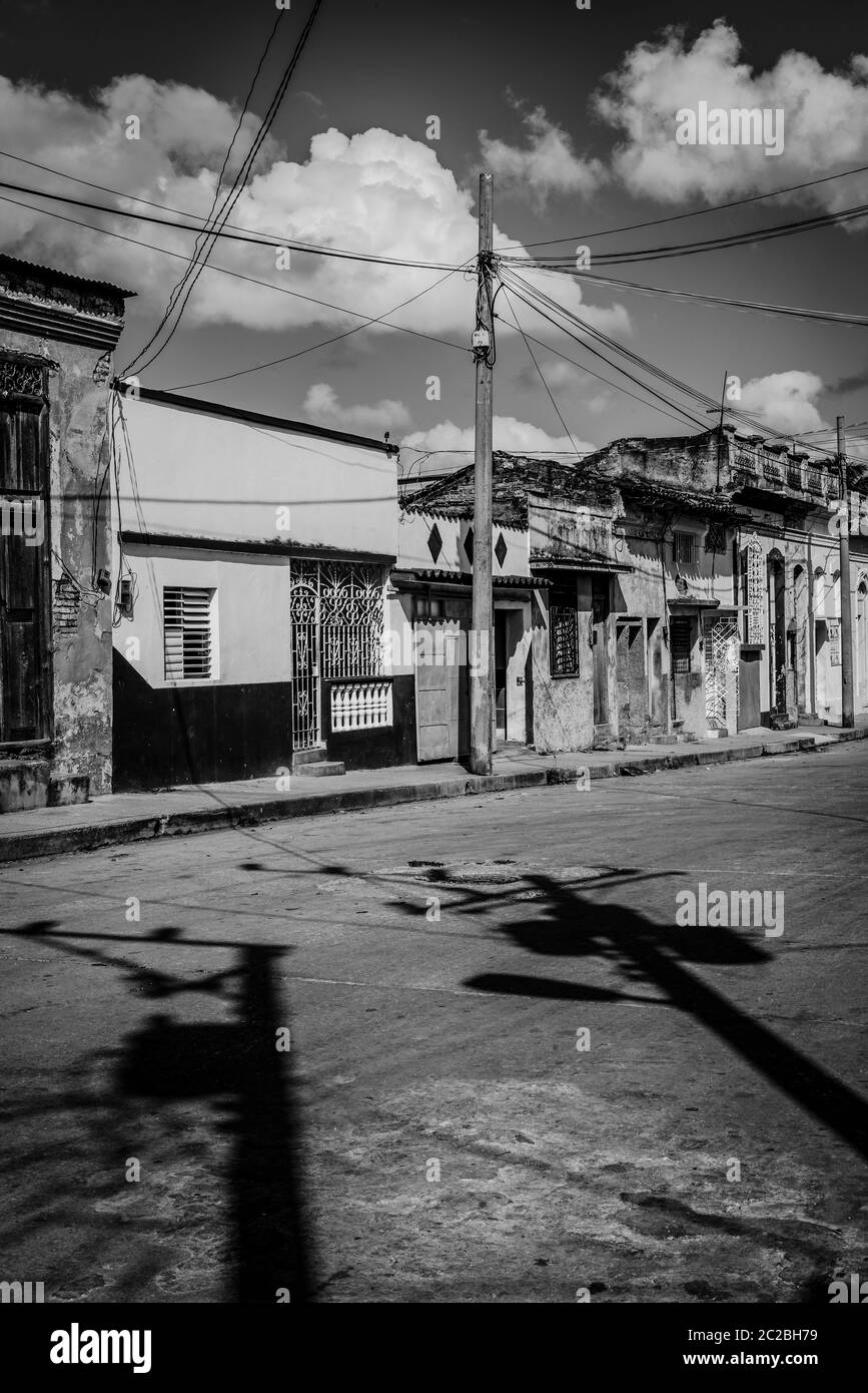 Poor houses caribbean Black and White Stock Photos & Images - Alamy