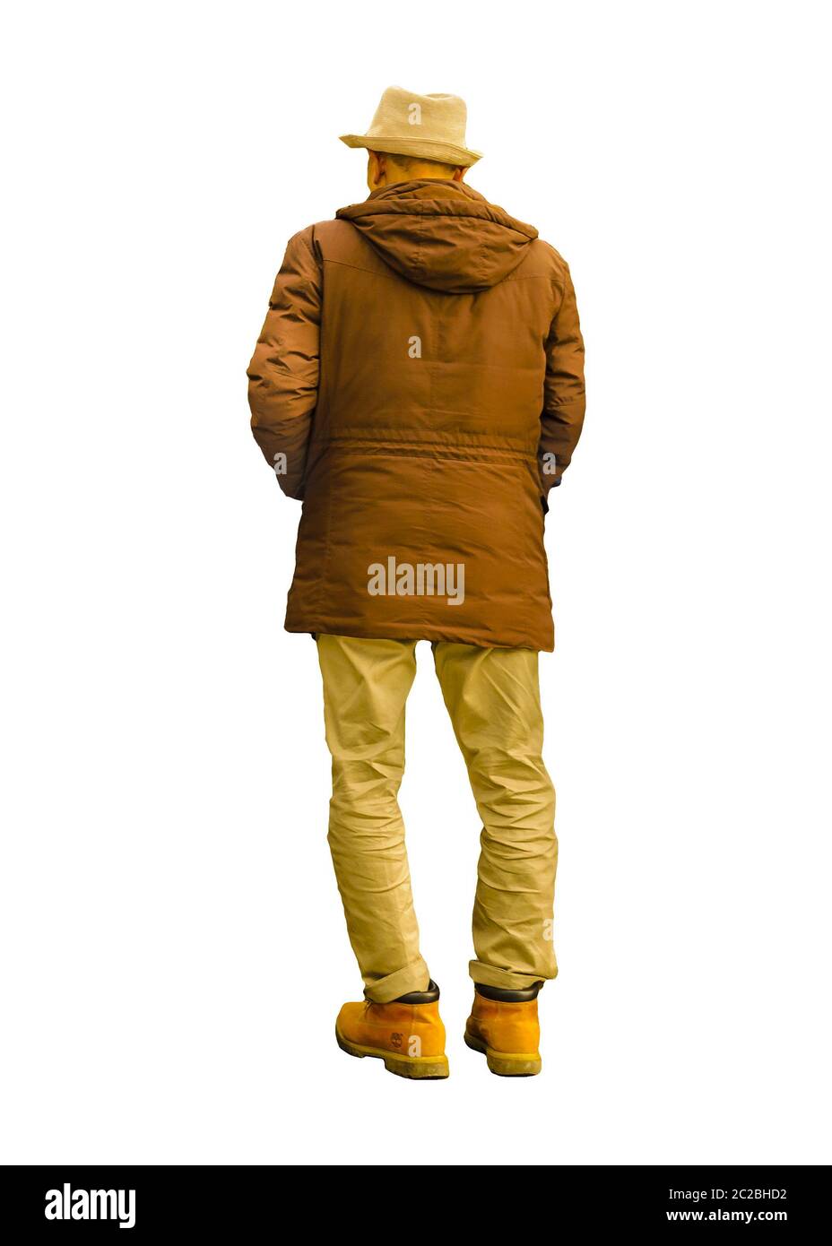 Tall Senior Man Back View Photo Stock Photo - Alamy