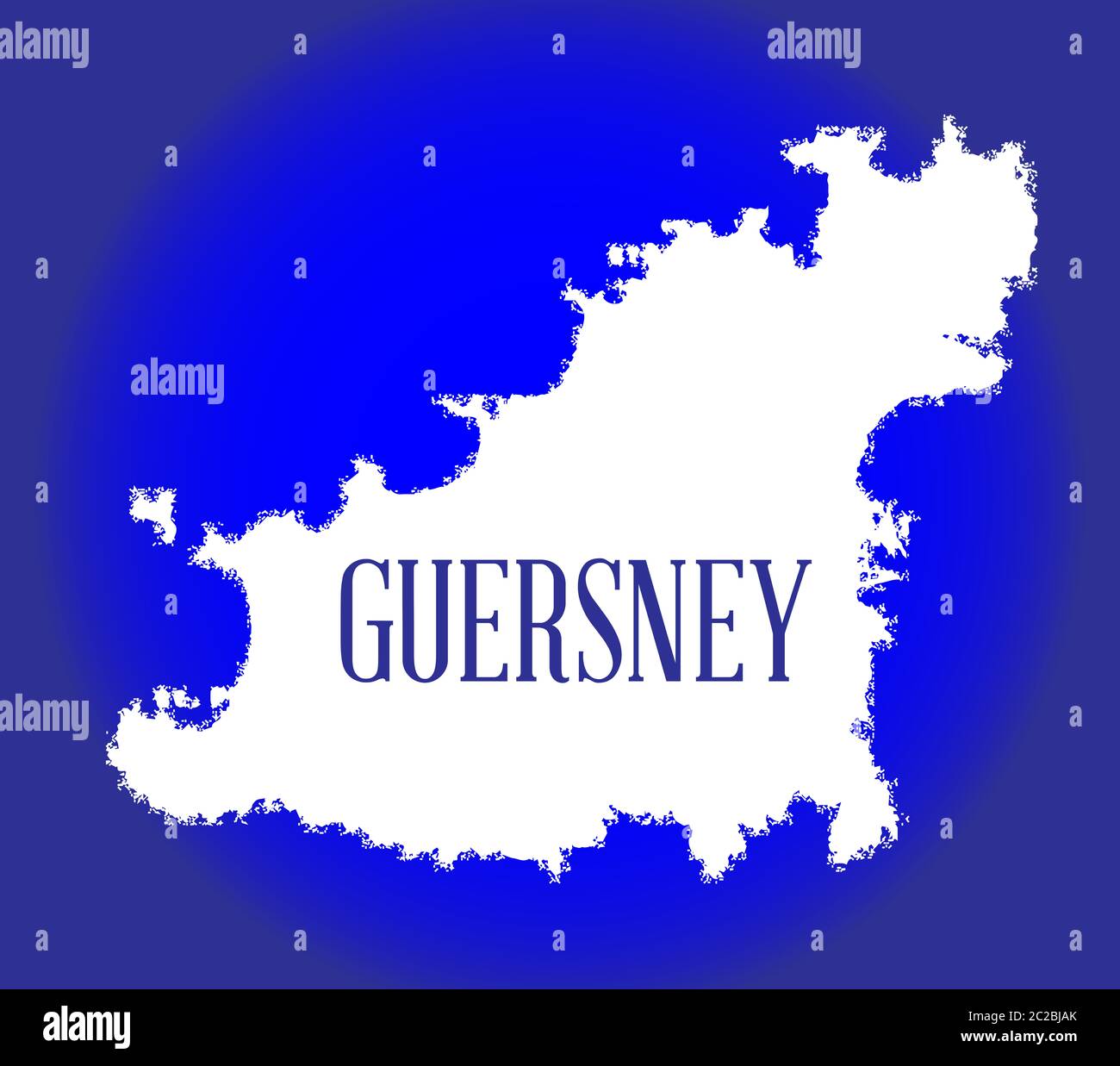Guernsey outline silhouette map illustration hi-res stock photography ...