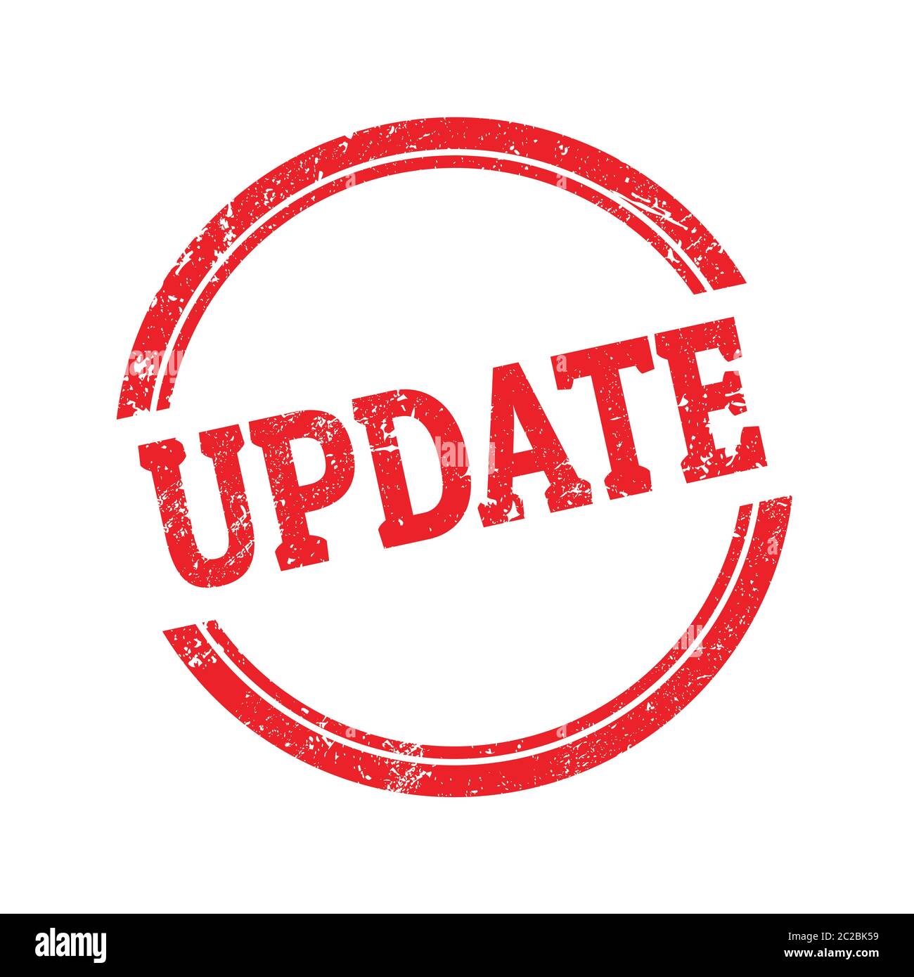 Update sign round vintage hi-res stock photography and images - Alamy