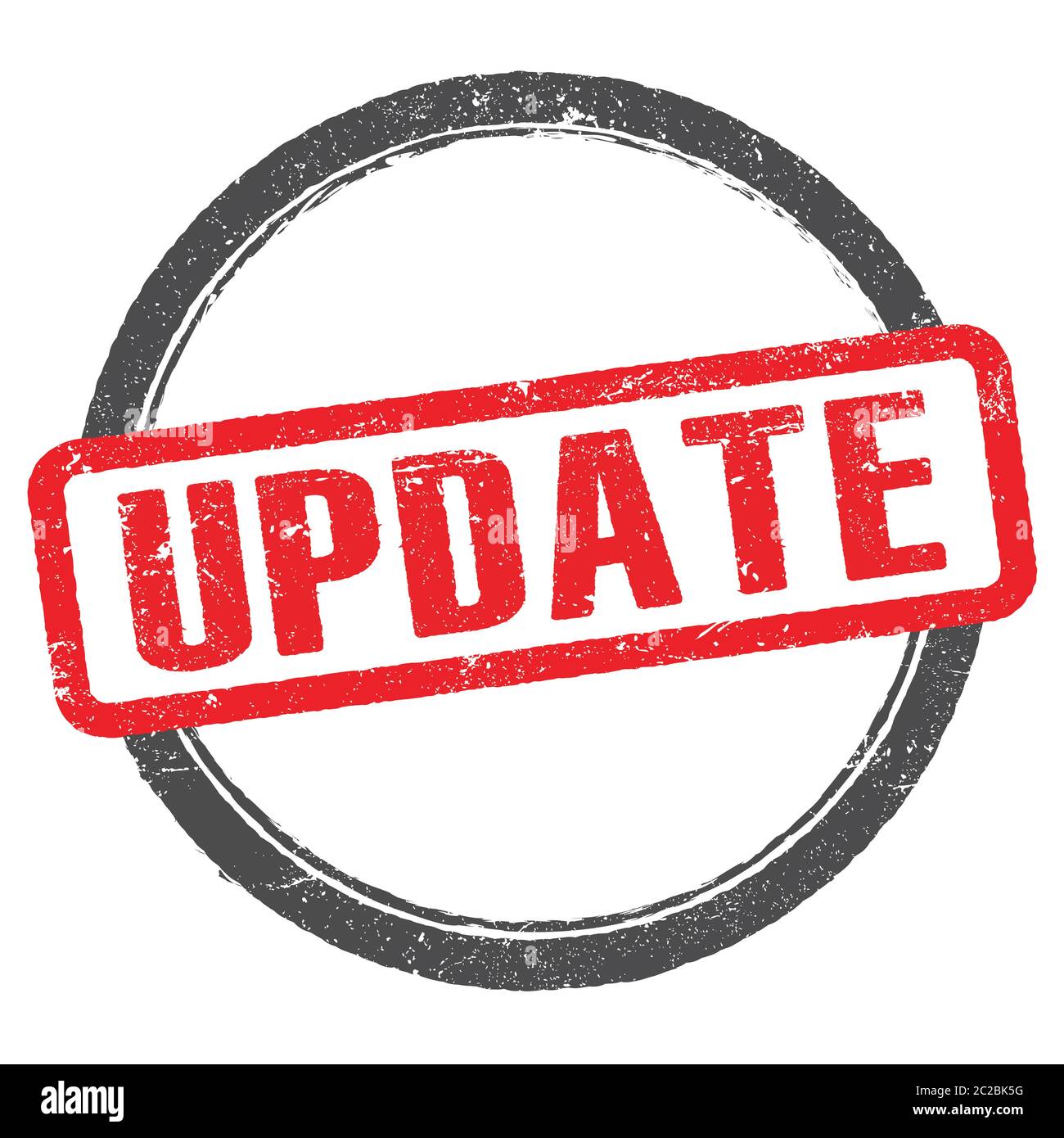 Update sign round vintage hi-res stock photography and images - Alamy