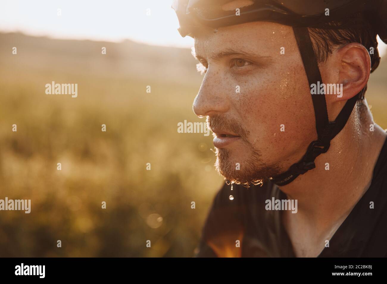 Sweaty Cyclist High Resolution Stock Photography and Images - Alamy