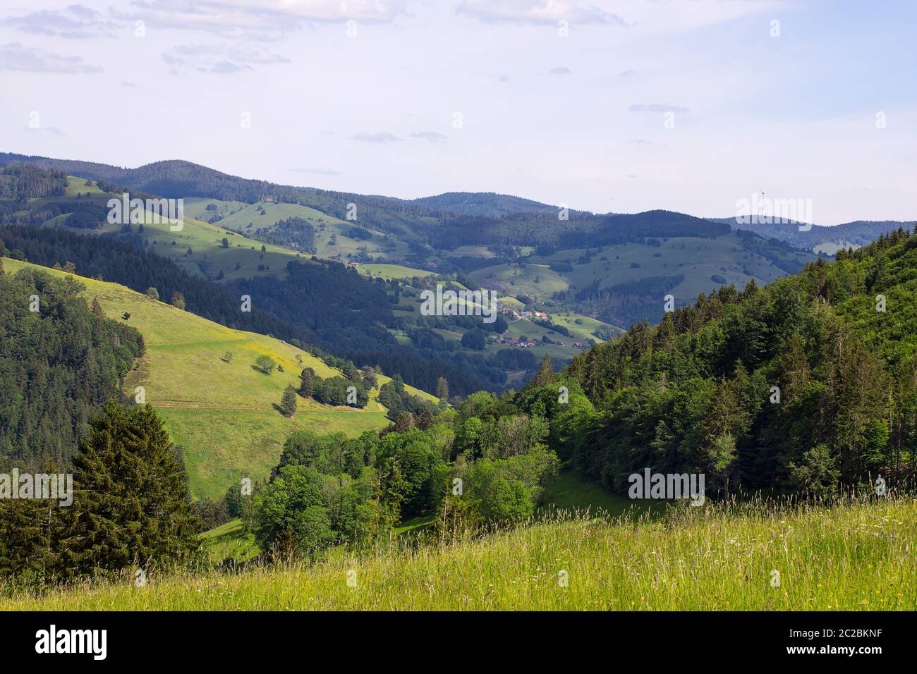 Idyllic rolling landscape hi-res stock photography and images - Alamy