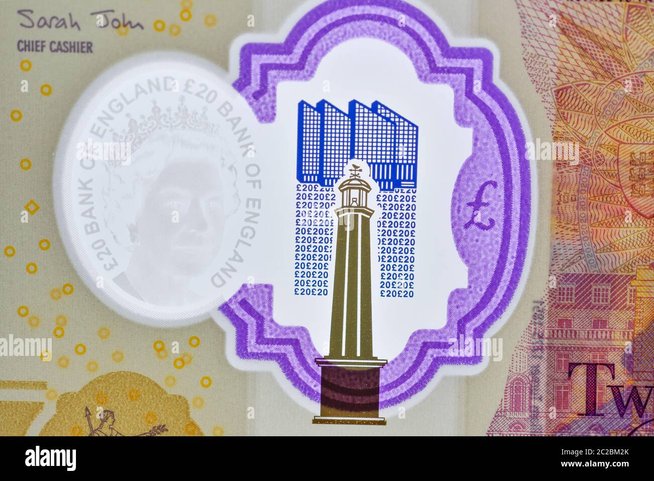 20 pound sterling note hi-res stock photography and images - Alamy
